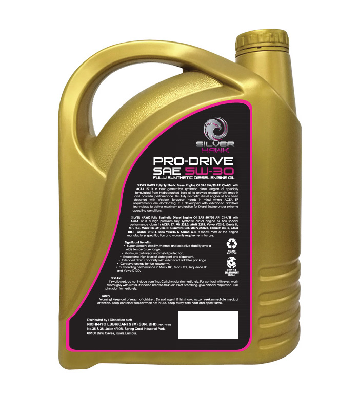 Silverhawk Pro Drive Fully Synthetic 5W-30 (7L) – Silverhawk