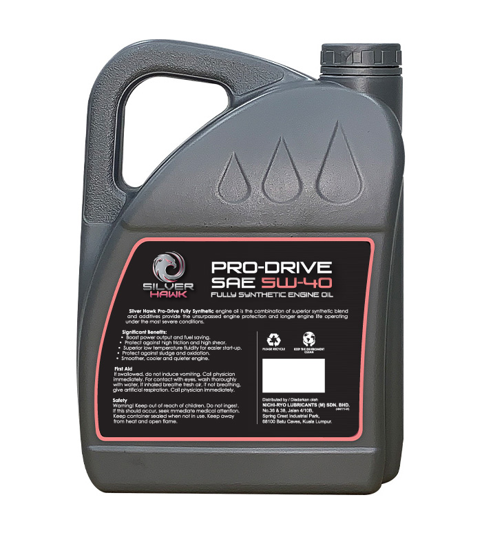 Silverhawk Pro Drive Fully Synthetic 5W-40 (4L) – Silverhawk