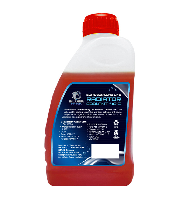 Silverhawk Radiator Coolant Red (500ML) – Silverhawk